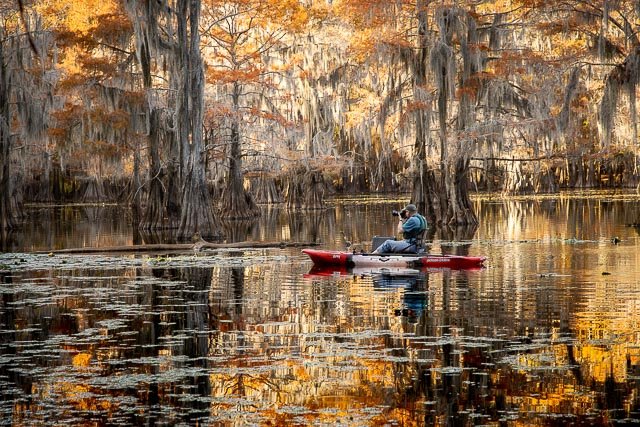 Caddo Lake Fall Kayak Photography Workshop Greg Disch Photography